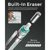 Nicpro Blocky Gear 2mm Mechanical Pencils in Case, Metal Drafting Lead ...