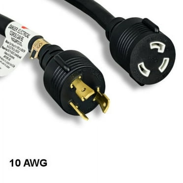 Kentek 10 Feet Ft 12 AWG Power Extension Cable Cord NEMA 5-20P to 5-20R ...