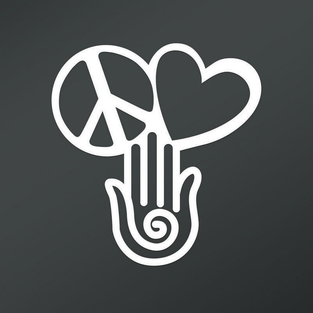 Peace Love Harmony Vinyl Decal Sticker | Cars Trucks Vans Walls Laptops ...