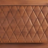 Linon Four Slot Wall Mailbox, Copper Cross Hatch, Assembled - Walmart.com