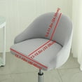Bar Stool Cover With Back - Stretch Slipcover for Swivel and Counter ...