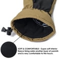 Alpine Swiss Mens Waterproof Gauntlet Snow Ski Gloves Winter Sport ...