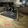 Foxanon 47"x35" Hardwood Floors, Tile Non-Slip Office Chair Mat ...