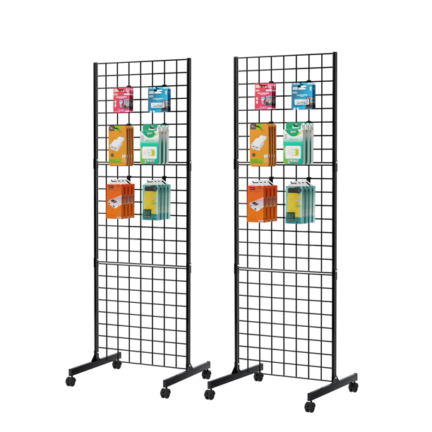 Bonnlo 2' x 6' Detachable Grid Tower, Standing Girdwall for Easy ...