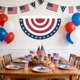 45x90cm Fan-shaped Patriotic Garden Flag,Polyester Windproof Washable ...