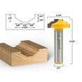 Ogee CNC Cabinet Door Rail & Stile Router Bit - 1/2" Shank - Yonico ...