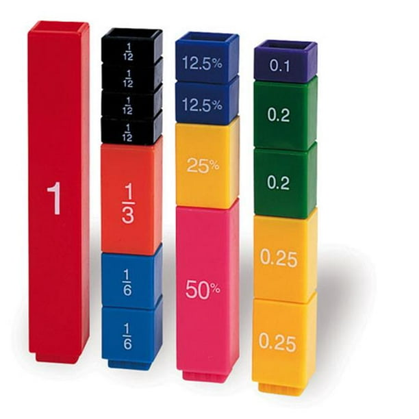 Fraction Tower Cubes Fraction-51/Pk - Walmart.com - Walmart.com
