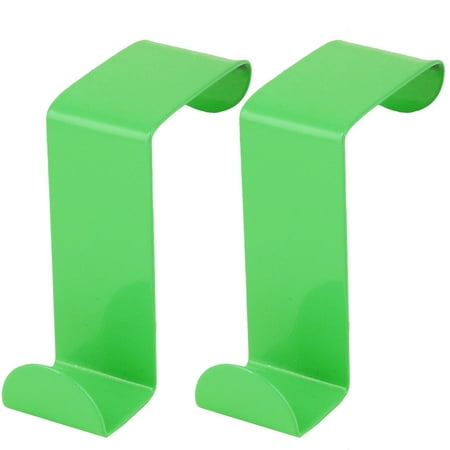 Household Metal Z Shaped Over Door Hooks Clothes Towel Hanger Holder ...