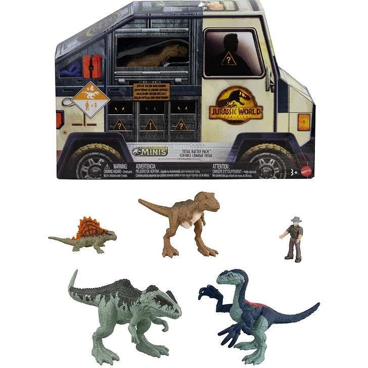Jurassic World MINIS Total Battle Pack Mini Figure 5-Pack - Walmart.com