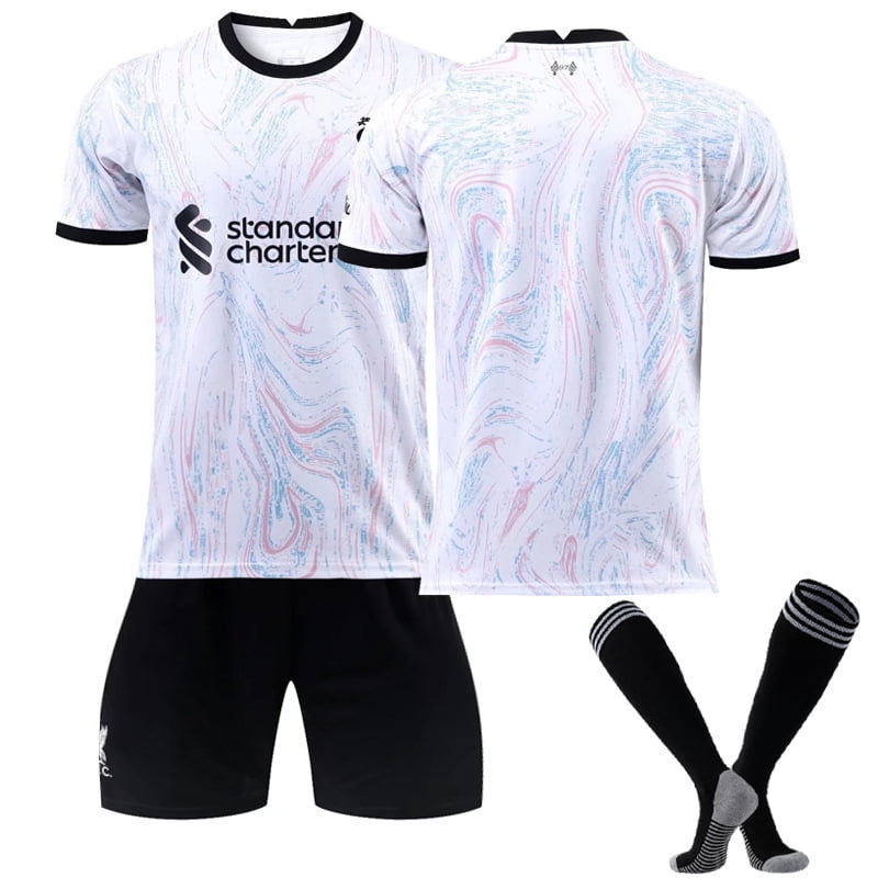 Click here for Laiqiankua 22-23 Liverpool Away 11 Salah Grey Foot... prices