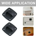 Boat Hatches Pull Handle Marine Steel Black Coated with Ergonomic ...