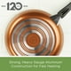 Farberware 12-Inch Performance Nonstick Deep Frying Pan/Fry Pan, Copper ...