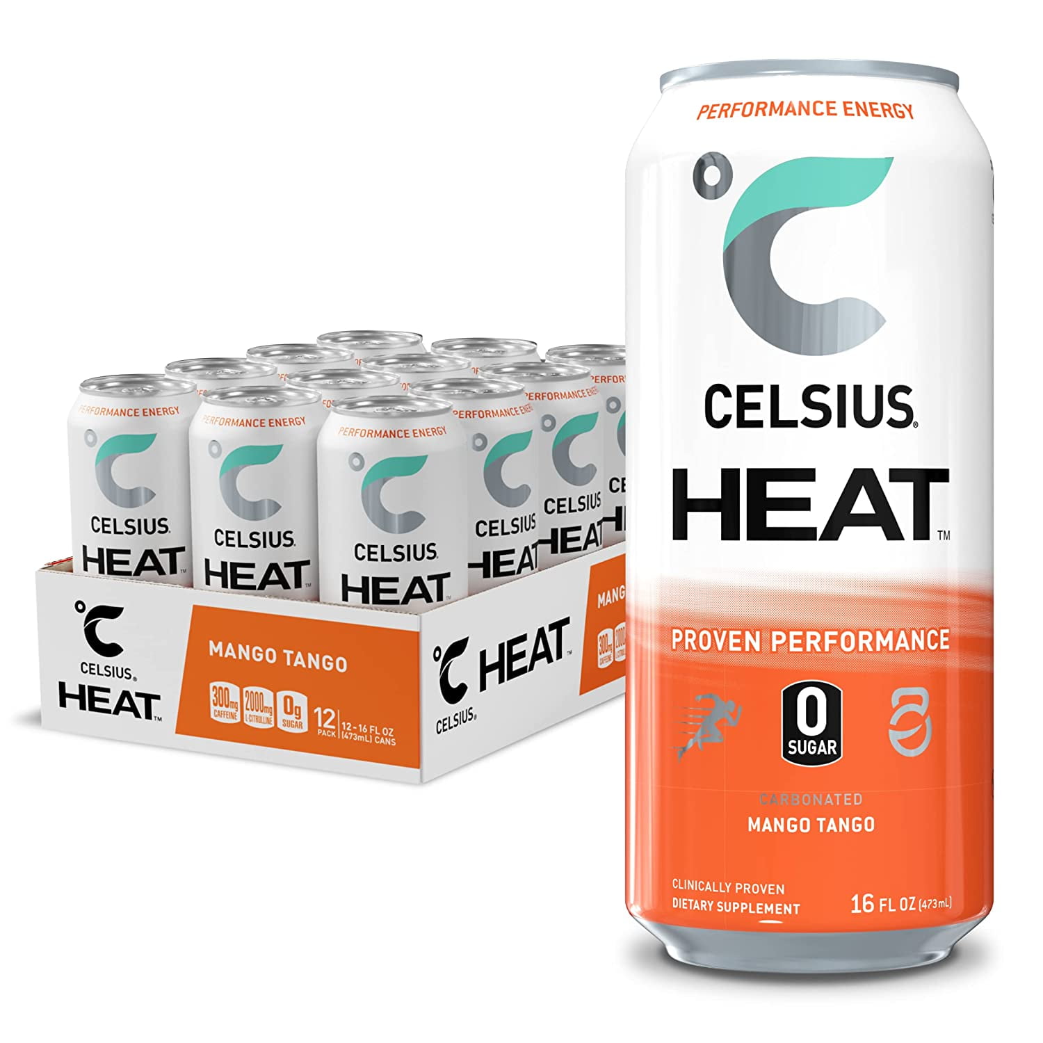 CELSIUS HEAT Performance Energy Drink, Mango Tango Philippines | Ubuy