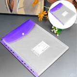 ZOURIH Super Heavyweight Poly Large Size Binder Pocket, 12.6 x 9.2 ...