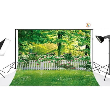 Allenjoy 7x5ft Nature Green Lawn Leaves Backdrop for Photography Grass ...