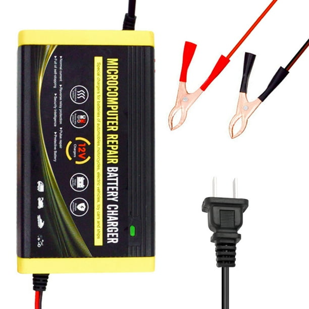 Car Battery , 12V 6A Intelligent for Motorcycles, Cars, SUVs, Dry ...