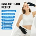 Jtbuh XLY 2 pairs of full finger copper arthritis gloves with touch ...