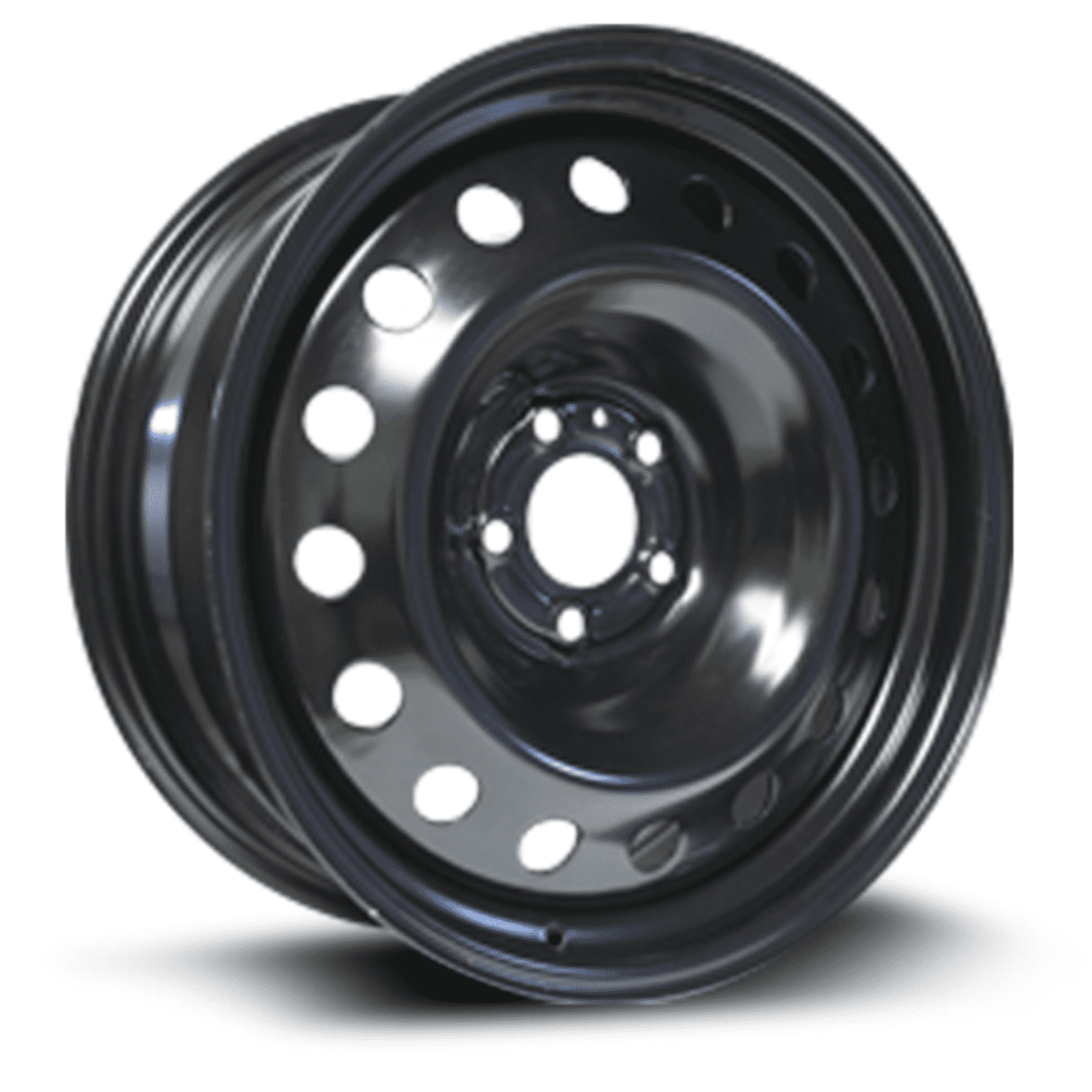 Aftermarket Steel Rim 18X7, 5X114.3, 71.6, +15, black finish X48115 ...