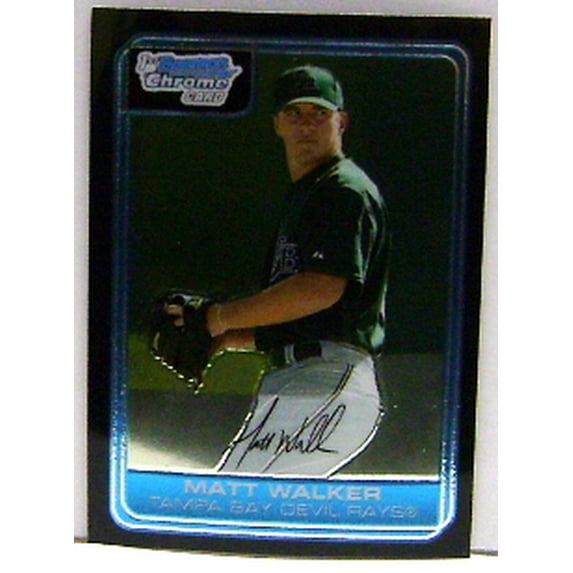 2006 Bowman Chrome Prospects #BC163 Matt Walker MLB Baseball Trading ...