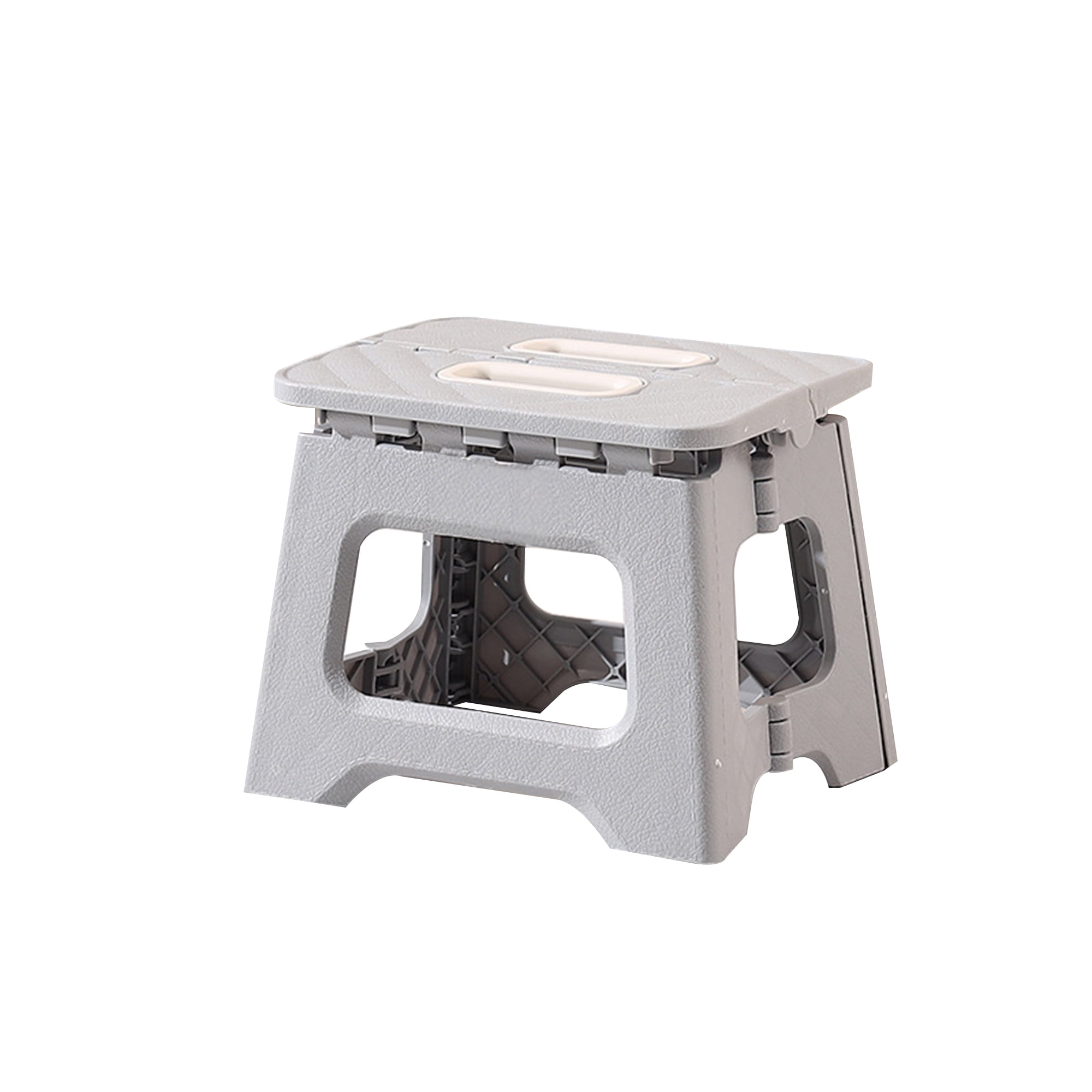 Cipaher Folding Step Stool Plastic Foldable Step Stool, Gray - Walmart.com