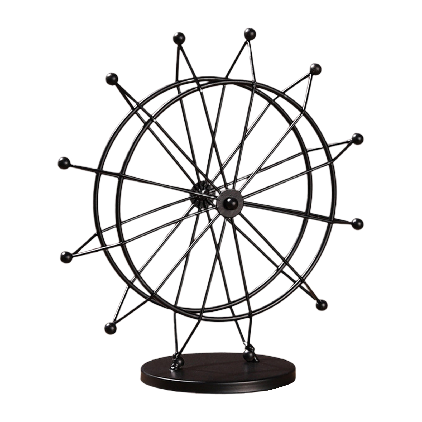Modern Ferris Wheel Ornament Tabletop Small Figurines Metal Art Home ...