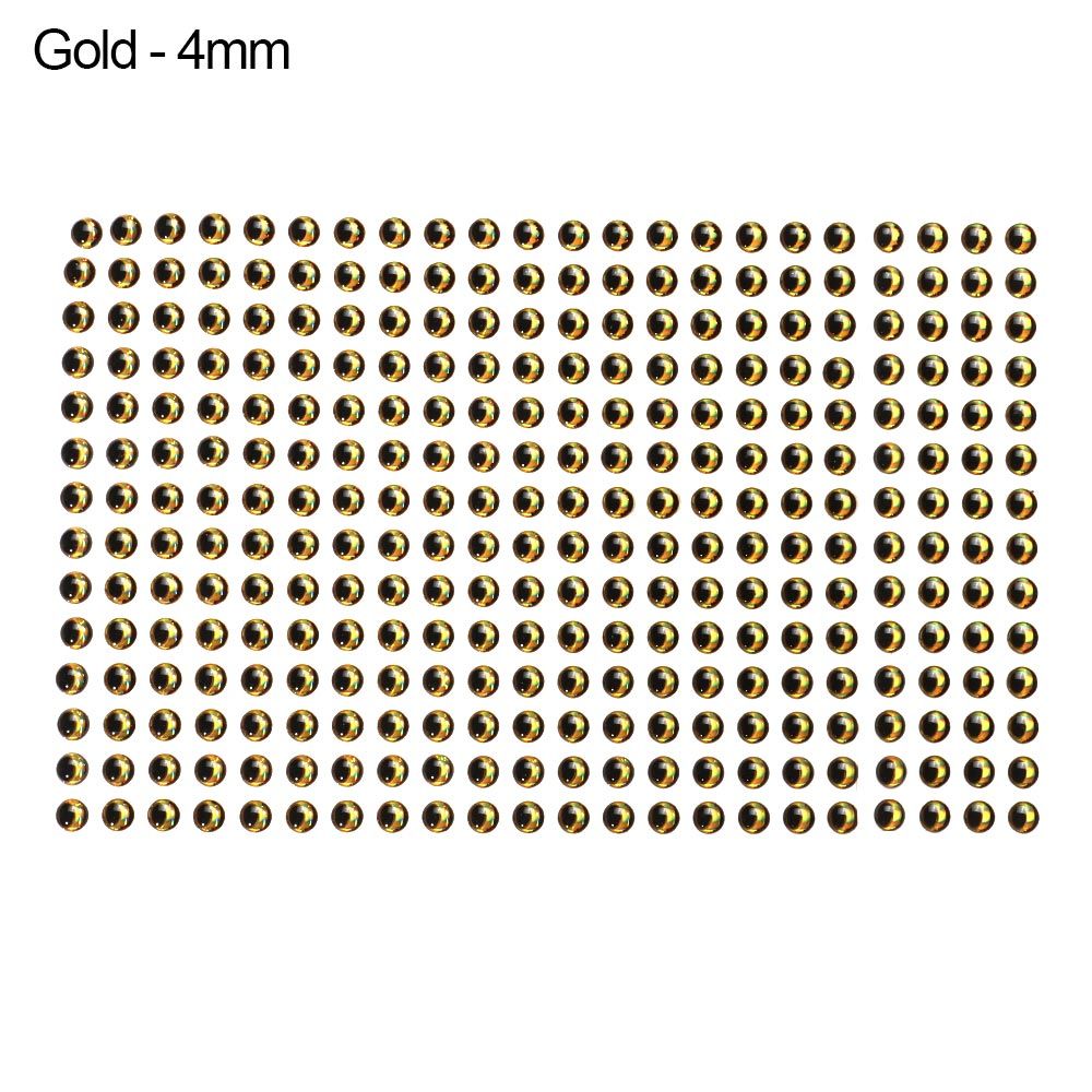 300pcs/set DIY Simulation Fly Tying Eyeball Down 3D Holographic Fishing ...