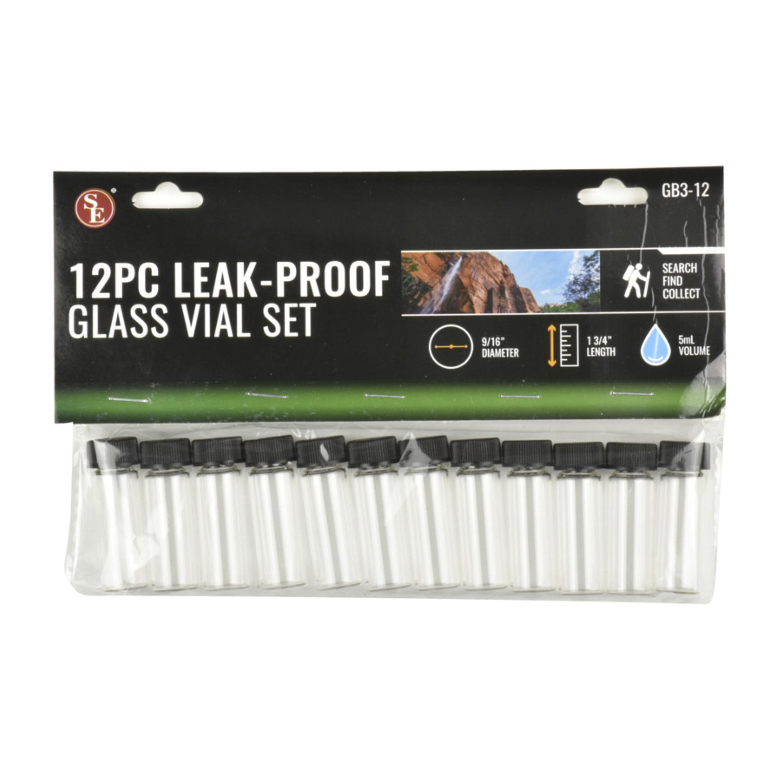 5ml Glass Vials | Pack of 12 | Leak Proof - Walmart.com