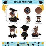 DolliBu Large Horse Graduation Plush Toy - Soft Plush Graduation ...