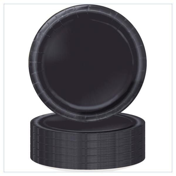 Click here for Unique Pretzels Black Round 7 Dessert Plates  70ct prices