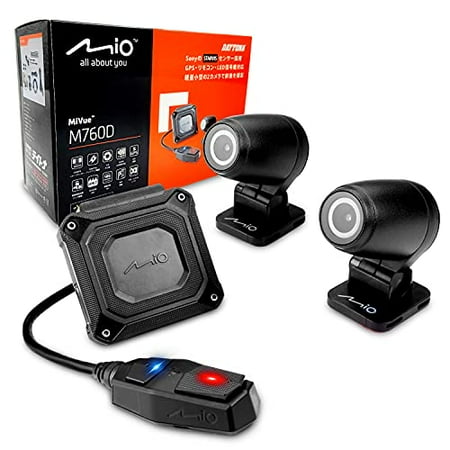 Daytona Mio Motorcycle Drive Recorder Front and Rear 2 Cameras 2 Million Pixels Full HD ...