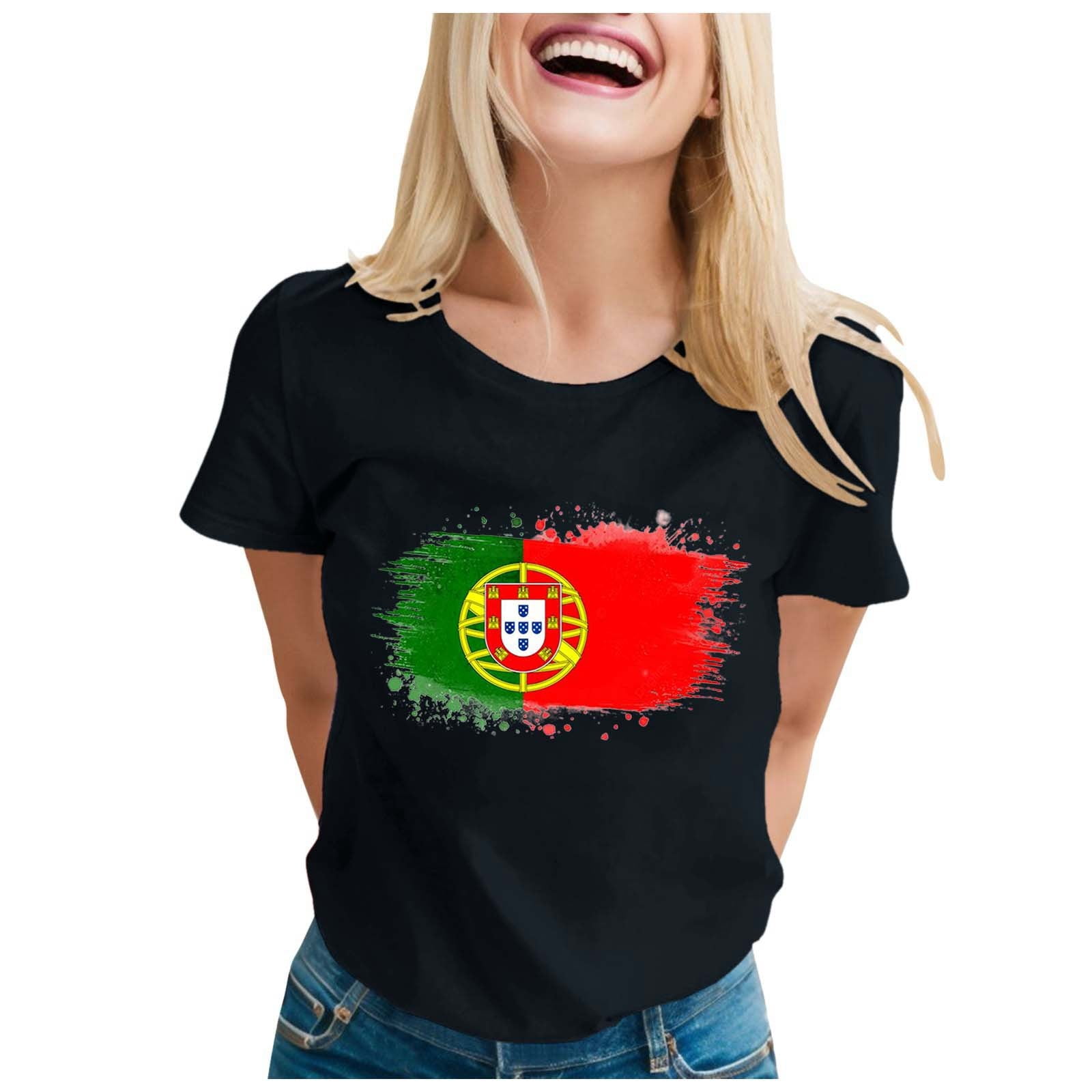 Click here for Luogenli Female T-Shirts For Womens Portugal Women... prices