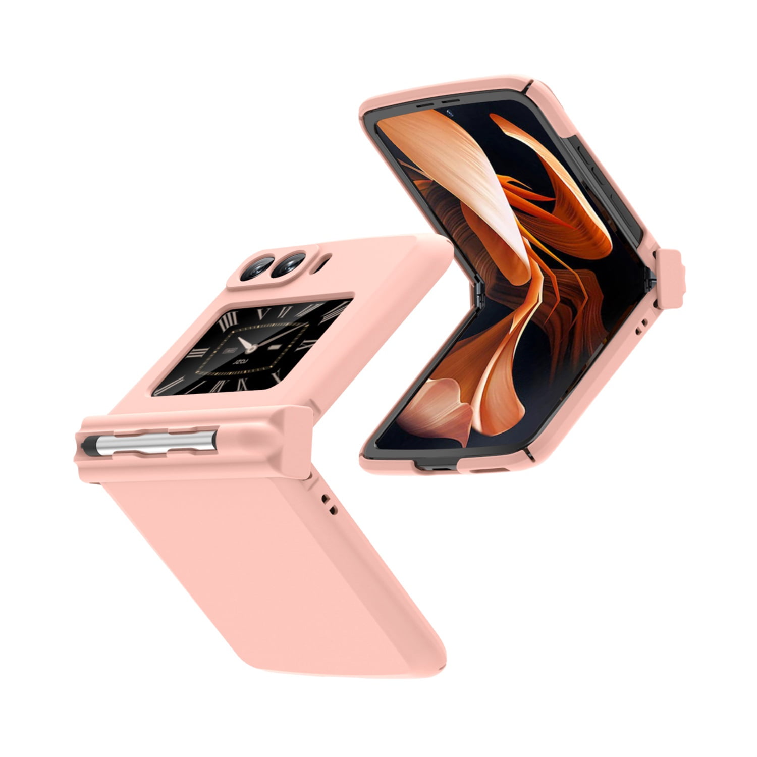 Allytech for Motorola Razr 2022 Hinge Case, Luxury Shockproof Rubber ...