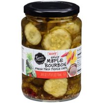 Bell-View Hot & Sweet Cucumber Chip Pickle Slices, 32 fl. oz. Glass Jar ...