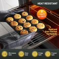 2 Pack 12 Cups Silicone Muffin Pan with Metal Reinforced Frame Regular ...