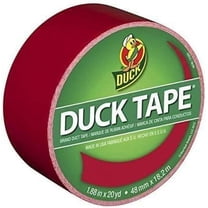 Duck Brand 1265014 Color Duct Tape, Red, 1.88 Inches x 20 Yards, Single ...