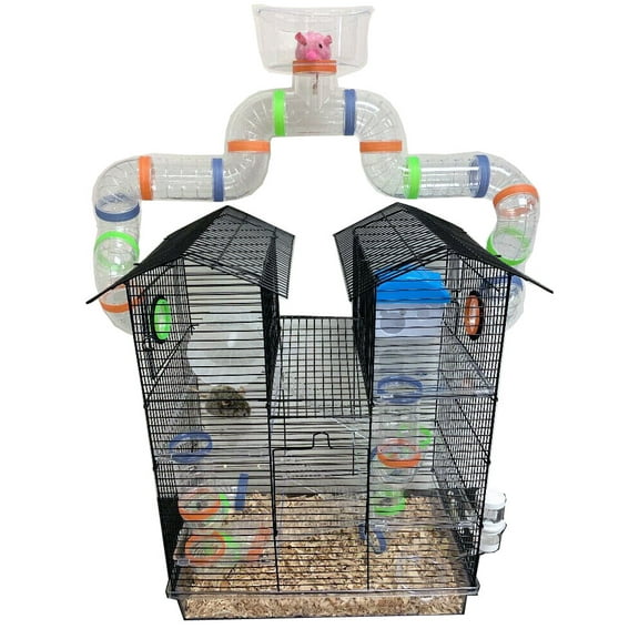 X-LARGE 2-Tiers Tight 1/2-Inch Bar Spacing for Guinea Pig Feisty Ferret ...