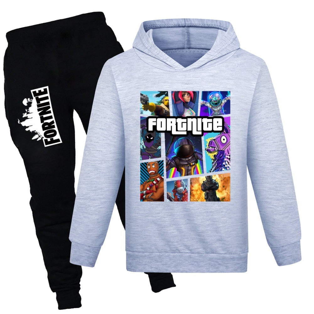 Click here for Quanty Boys And Girls Fortnite Pullover Hoodie Jog... prices