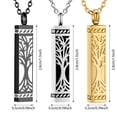2PCS Ashes Memorial Necklace Set Secure Closure Urn Pendant Symbolic ...