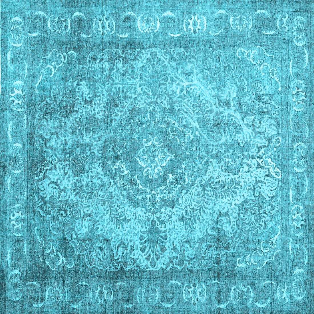 Ahgly Company Indoor Square Abstract Light Blue Contemporary Area Rugs ...
