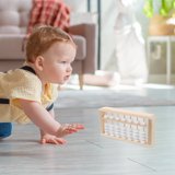 ROSENICE 1Pcs Boho Theme Wooden Abacus Photo Prop for Toddlers Playroom ...