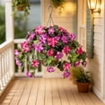 Simulated Peony Wall Hanging Artificial Green Plants with Flowering ...