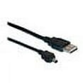 Mini 4 Pin USB 2.0 Cable, Black, Type A Male to 4 Pin Mini-B Male, 6 ...