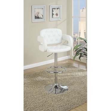 Chic Home Airlie PU Leather Upholstered Half-Moon Bar Stool - Walmart.com