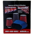 AIRAID Air Filter, Universal Cone, 6in Flg, 7.25in Base, 5in Top, 9in ...