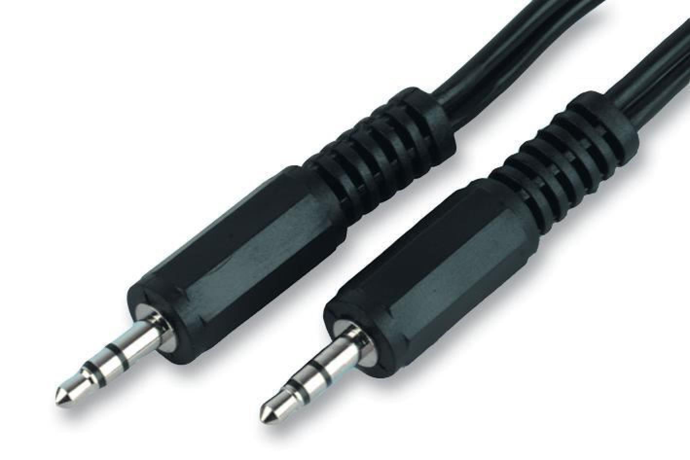 PRO SIGNAL - 3.5mm Stereo Jack Plug to Plug Lead, 0.15m Black - Walmart.com