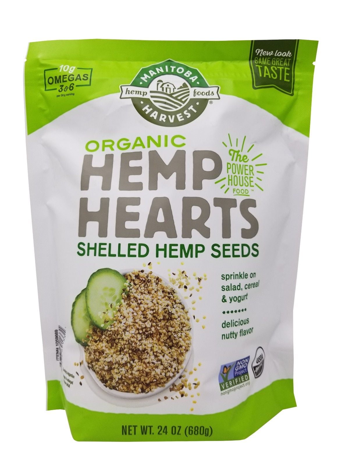 Manitoba Harvest Organic Hemp Hearts Shelled Hemp Seeds 24 OZ - Walmart.com