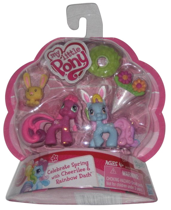 My Little Pony Celebrate Spring Cheerilee & Rainbow Dash Figure Toy ...