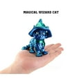 1PC 3D Printing Magic Cat New Ornament Figure Model Simulation Animal ...