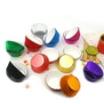 Mombake Foil Rainbow Cupcake Liners, Standard Baking Cups, 10 Mixed ...