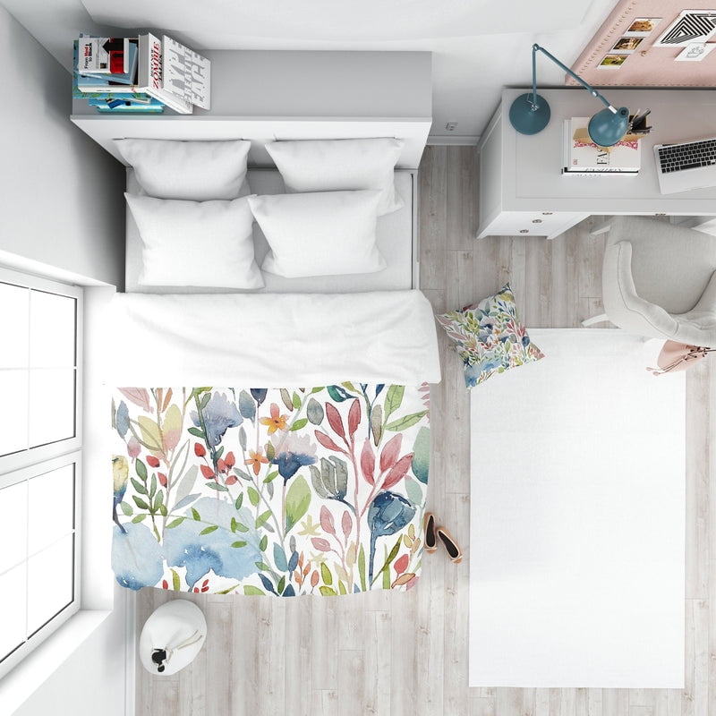 Click here for Cozynest Garden Flowers Iii King Duvet Cover In Ki... prices